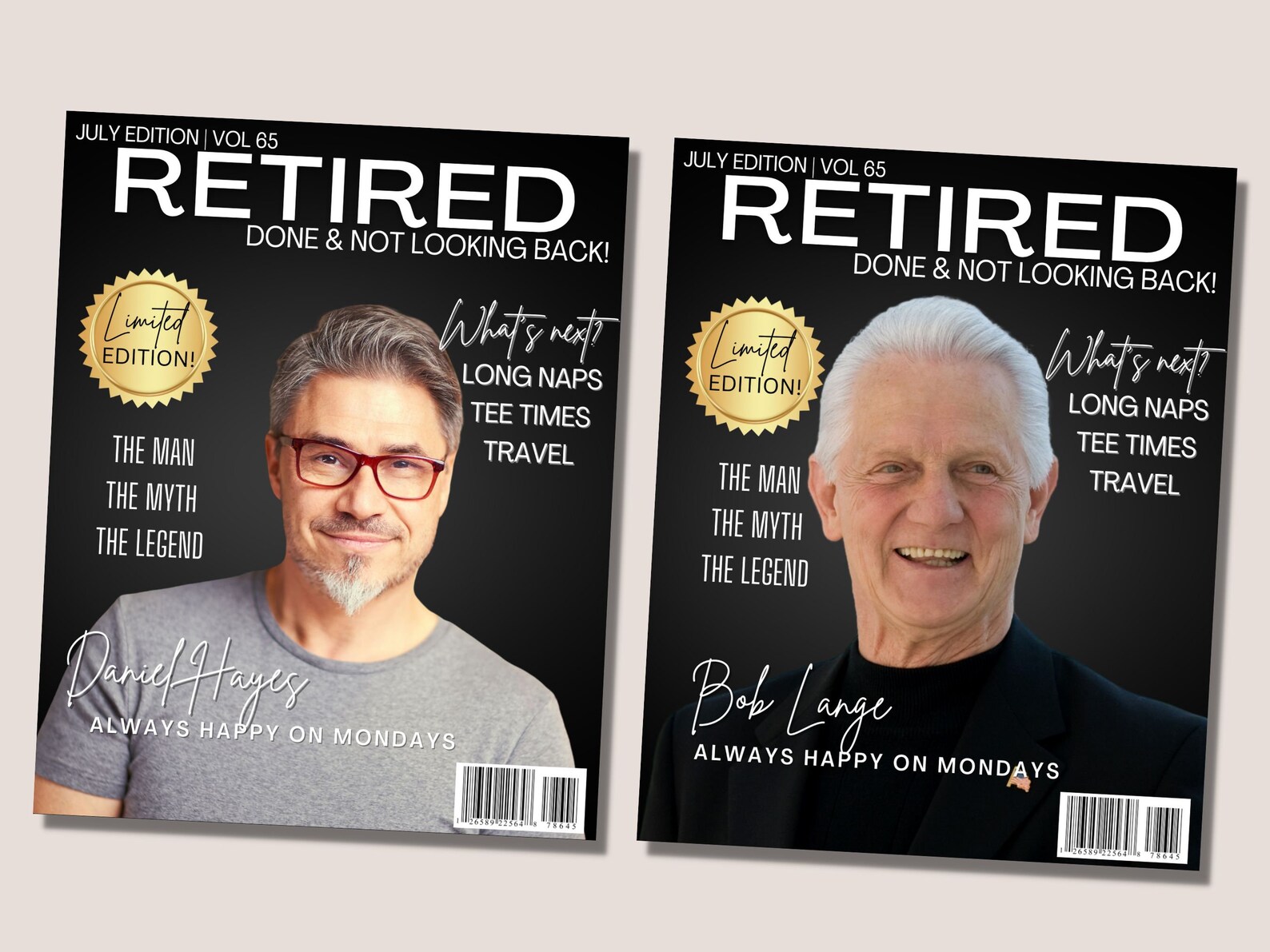 CUSTOM Magazine Cover, Digital File, Personalized Magazine Cover ...