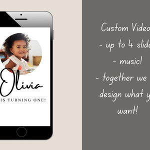Custom Video Evites Custom Invitations Video Slideshows - Etsy