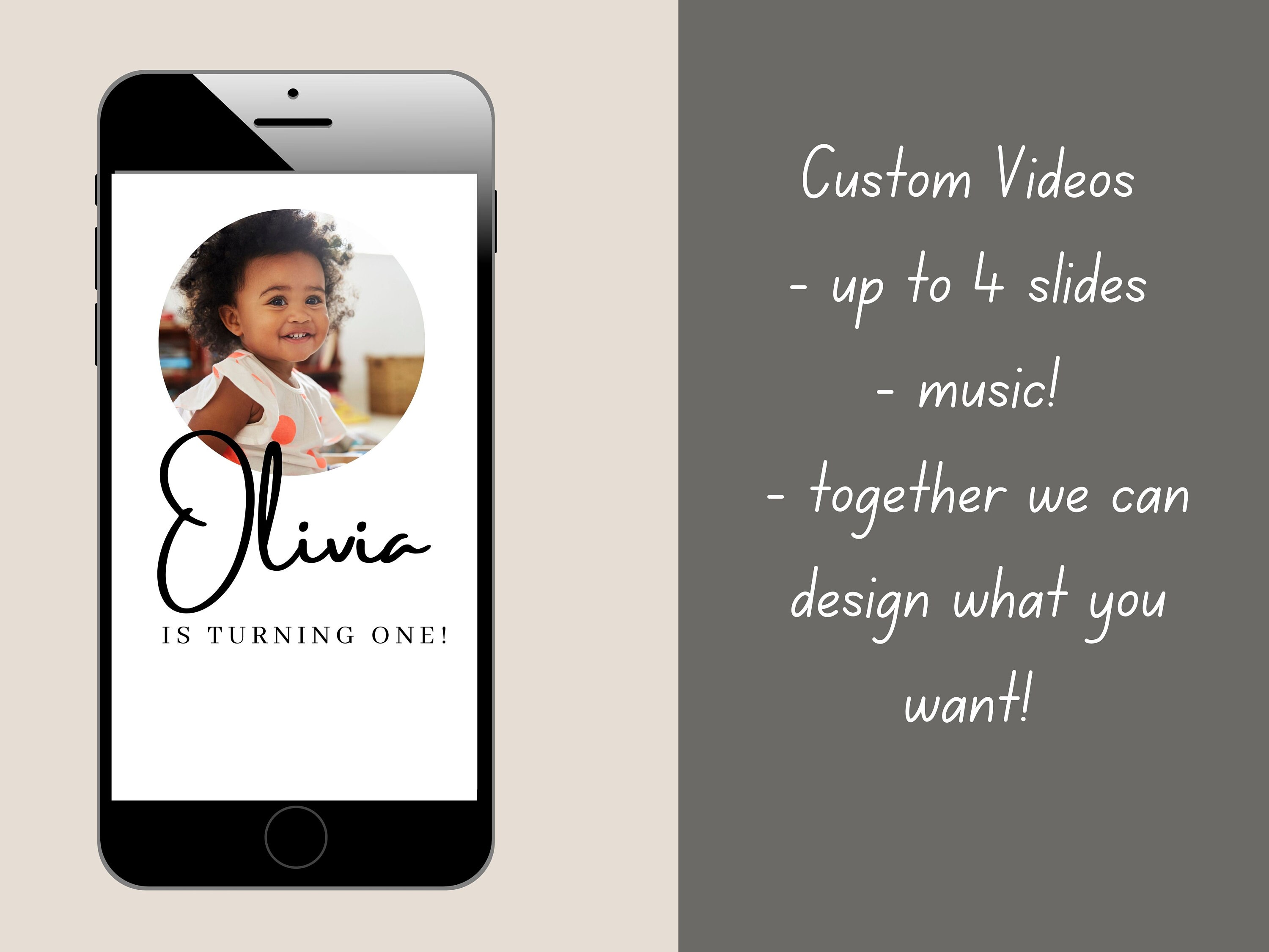Custom Video Evites Custom Invitations Video Slideshows - Etsy