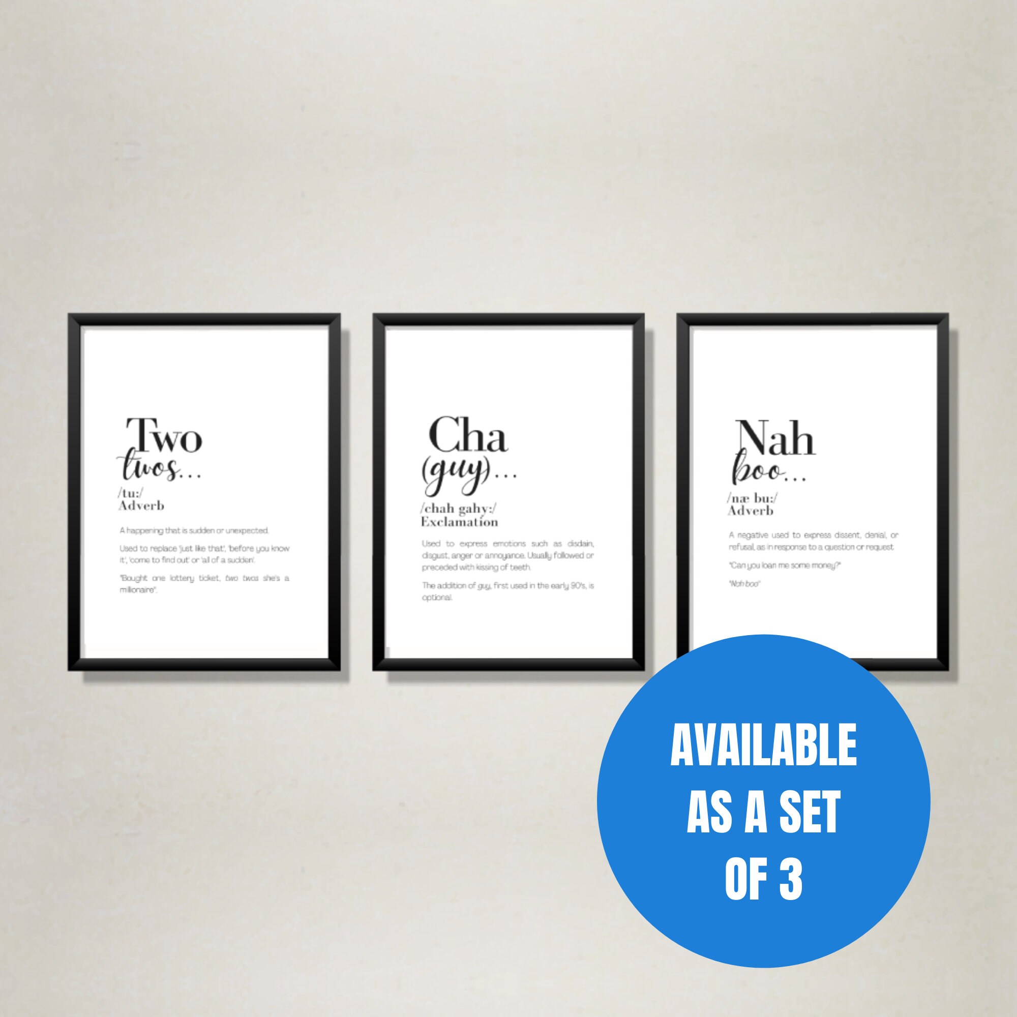 Two Twos | Nuh True | Cha | Nah Boo | DIGITAL DOWNLOAD | Definition ...