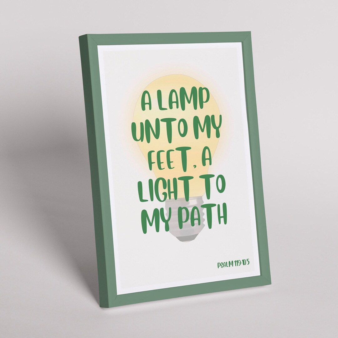 A Lamp Unto My Feet, a Light to My Path | DIGITAL DOWNLOAD | Psalm 119 ...