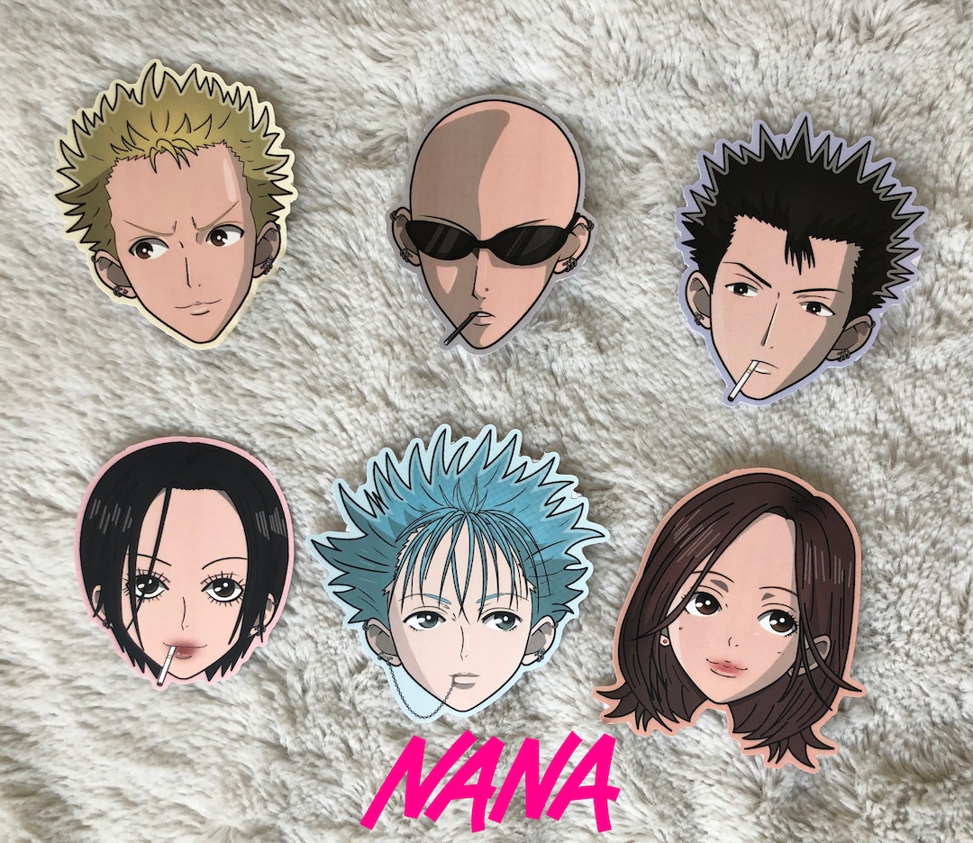 Ai NANA Sticker Yasu, Nana, Hachi, Ren, Nobu, Shin - Etsy.de