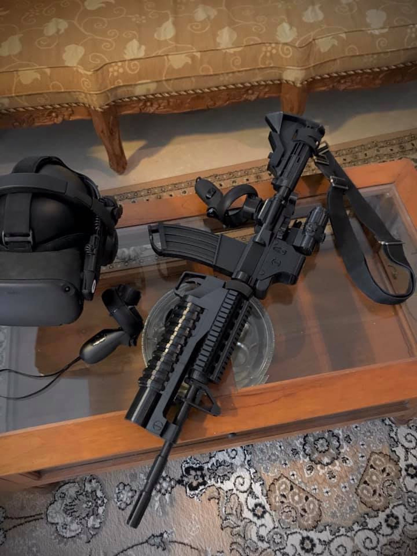 Oculus Quest 2 Vr Gunstock Stl Files Etsy