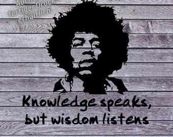 Jimi Hendrix Silhouette - Etsy