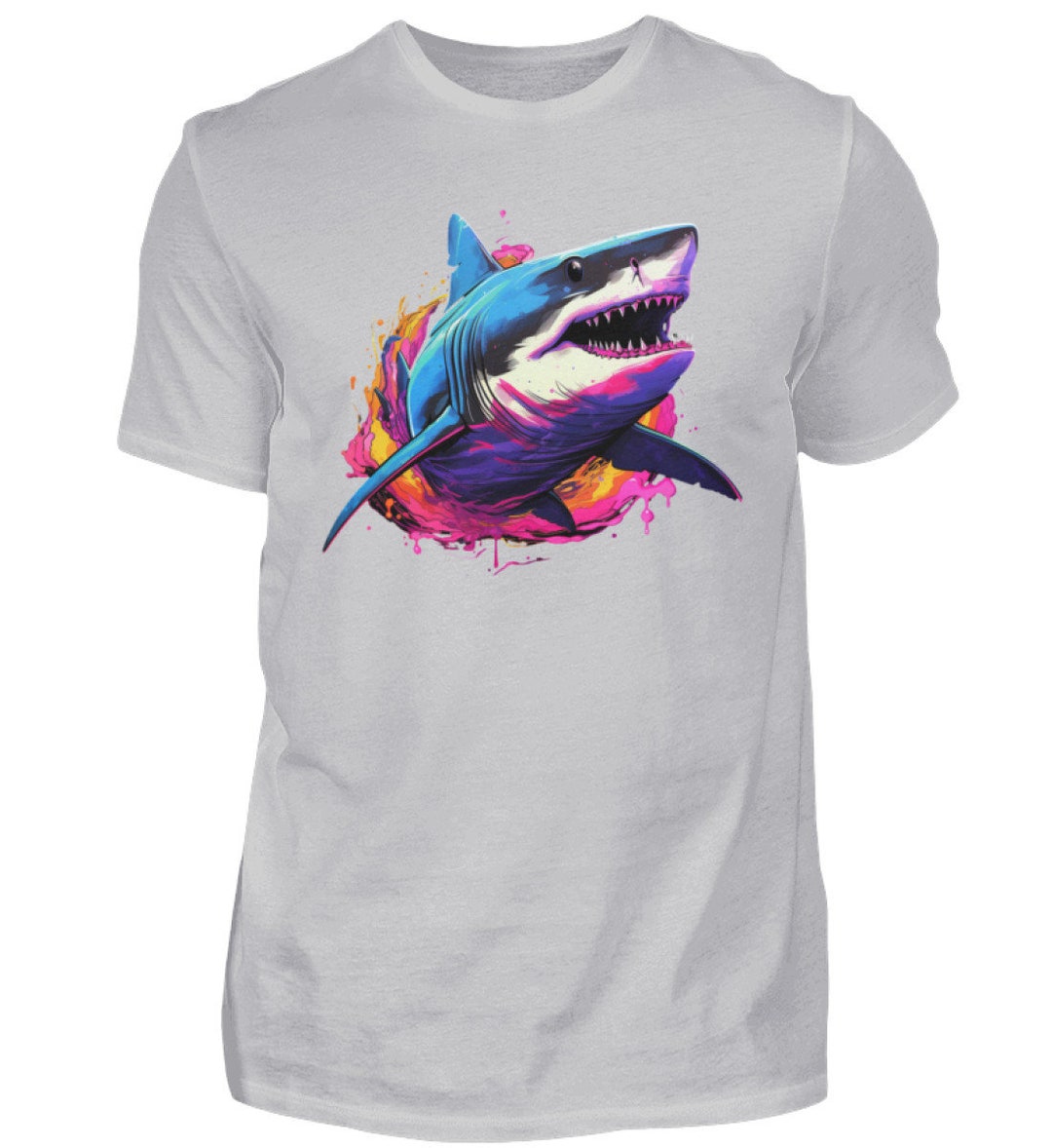 Shark Graffiti Street Art Design Creative and Magical Unisex - Etsy