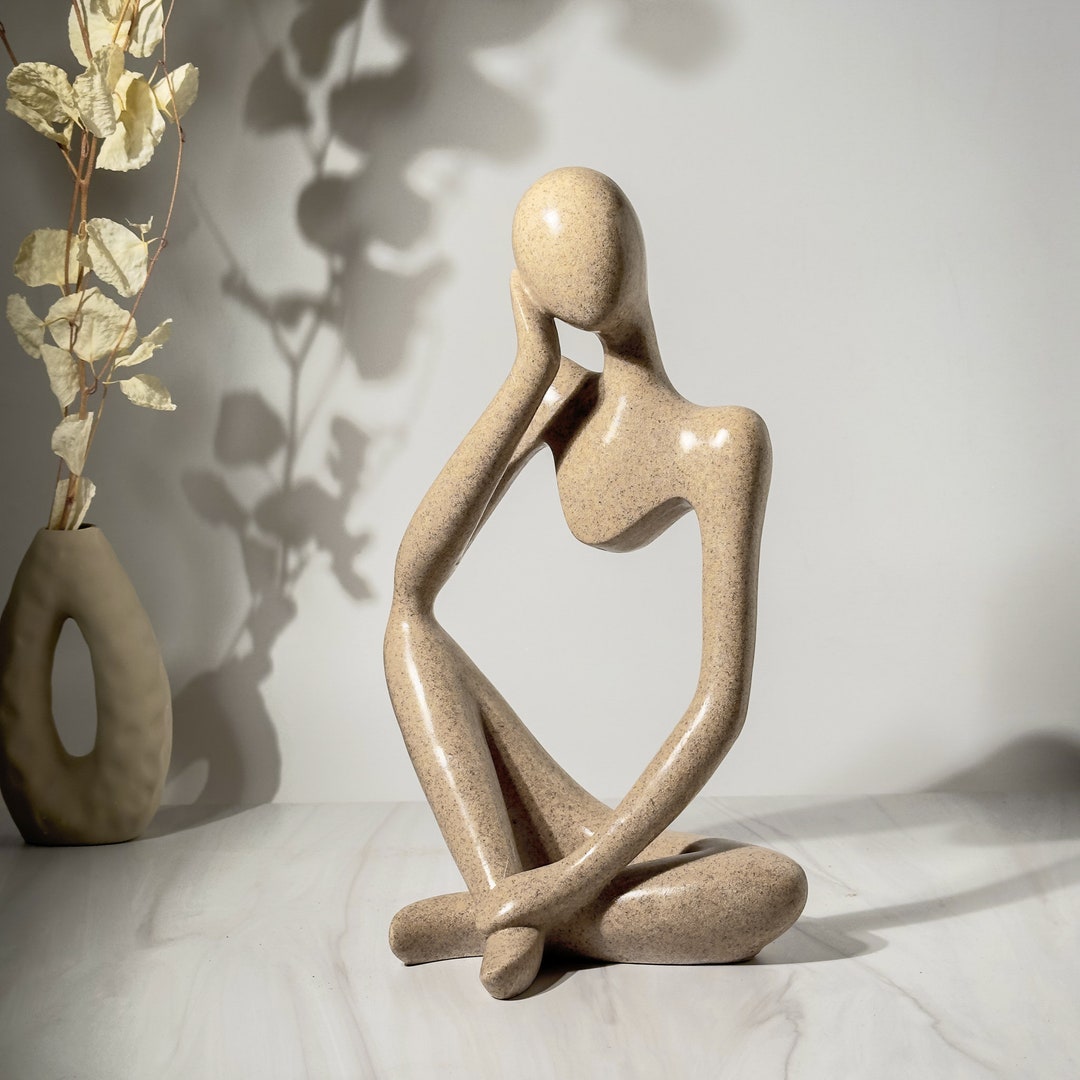 Abstract Female Statue Female Art Sitting Female Statue Sand Art Statue ...