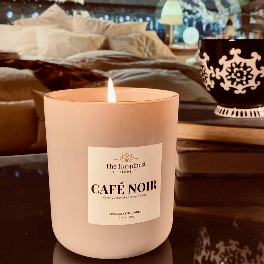 Café Noir Candle | Luxe Candle | Coffee Scented Candle - Etsy