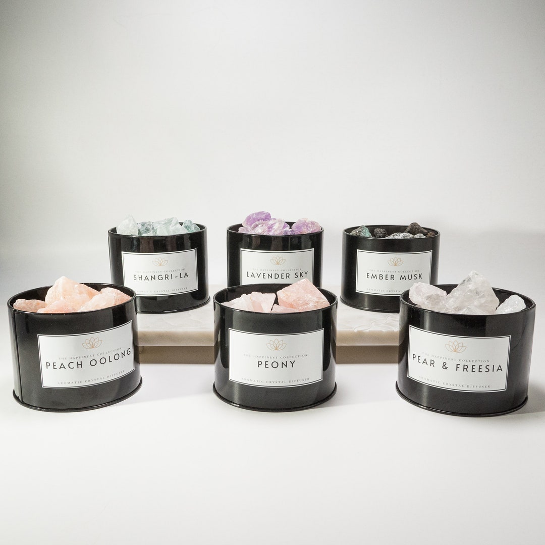 Crystal Stone Diffuser Tins - Aroma Diffuser - Scented Stones ...