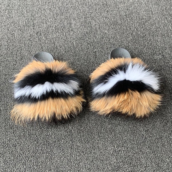 Furry Slides - Etsy