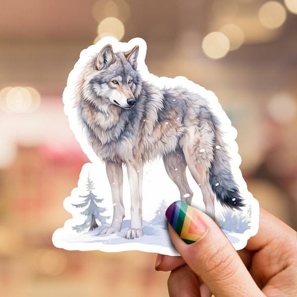 Gray Wolf Art - Etsy