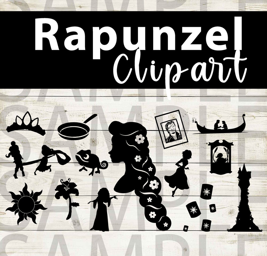 Tangled | Rapunzel Clipart Images | Instant Digital Download | Jpg Png ...
