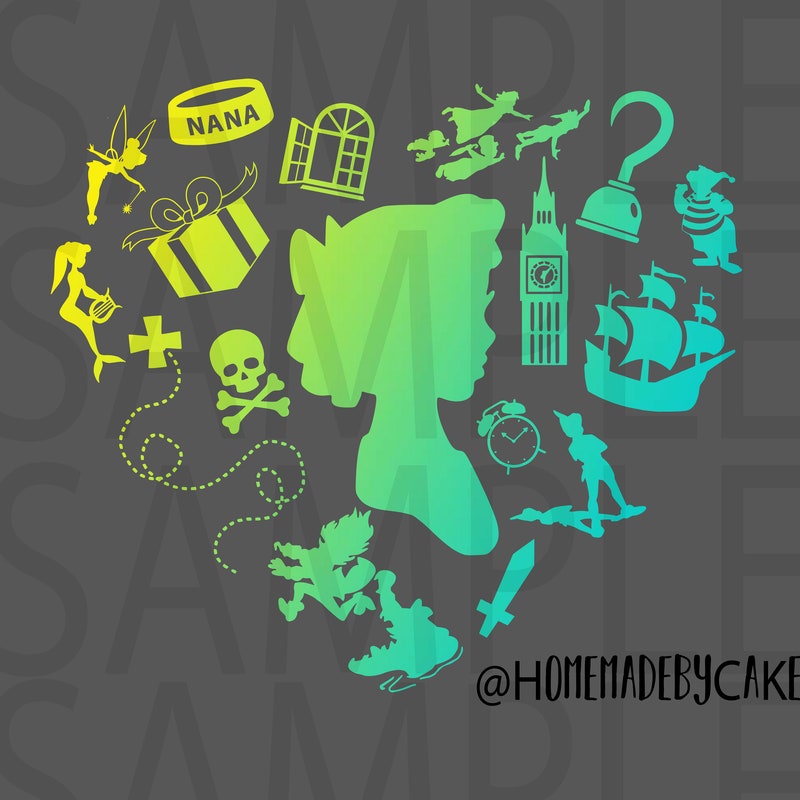 Peter Pan Silhouette - Etsy