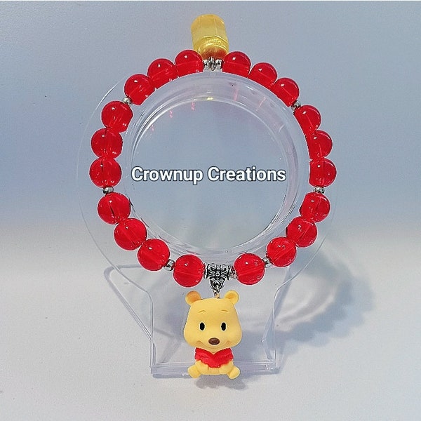 Winnie the Pooh Beaded Bracelet - Etsy