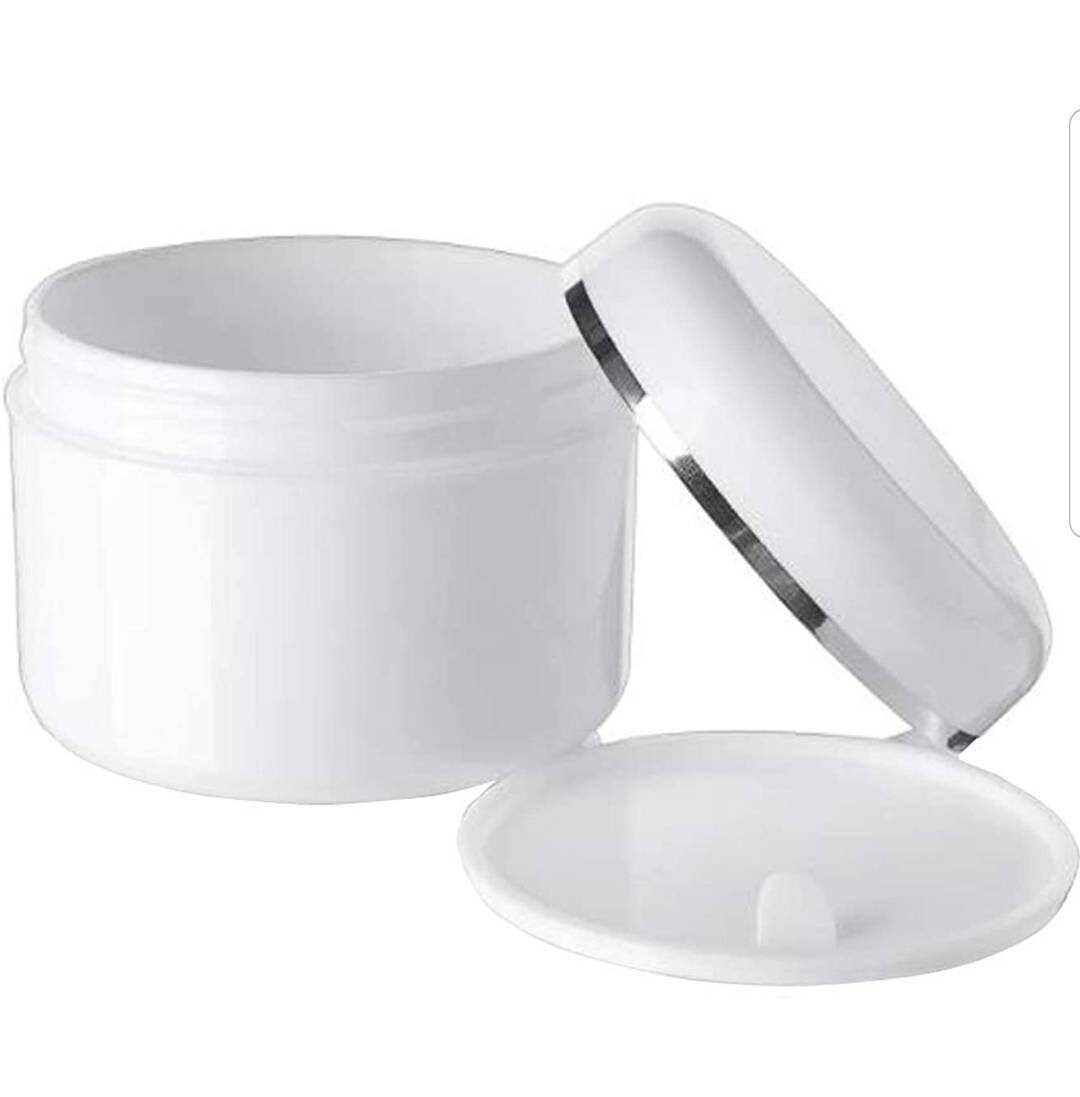 White PP 200ml Pomade Plastic Cosmetic Empty Cream Jar With Lid - Etsy ...