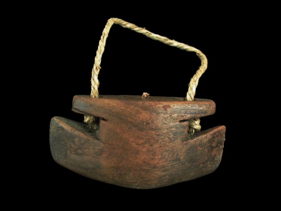 Old Handmade Antique Wooden Cow Bell Cowbell Cattle Bell - Etsy