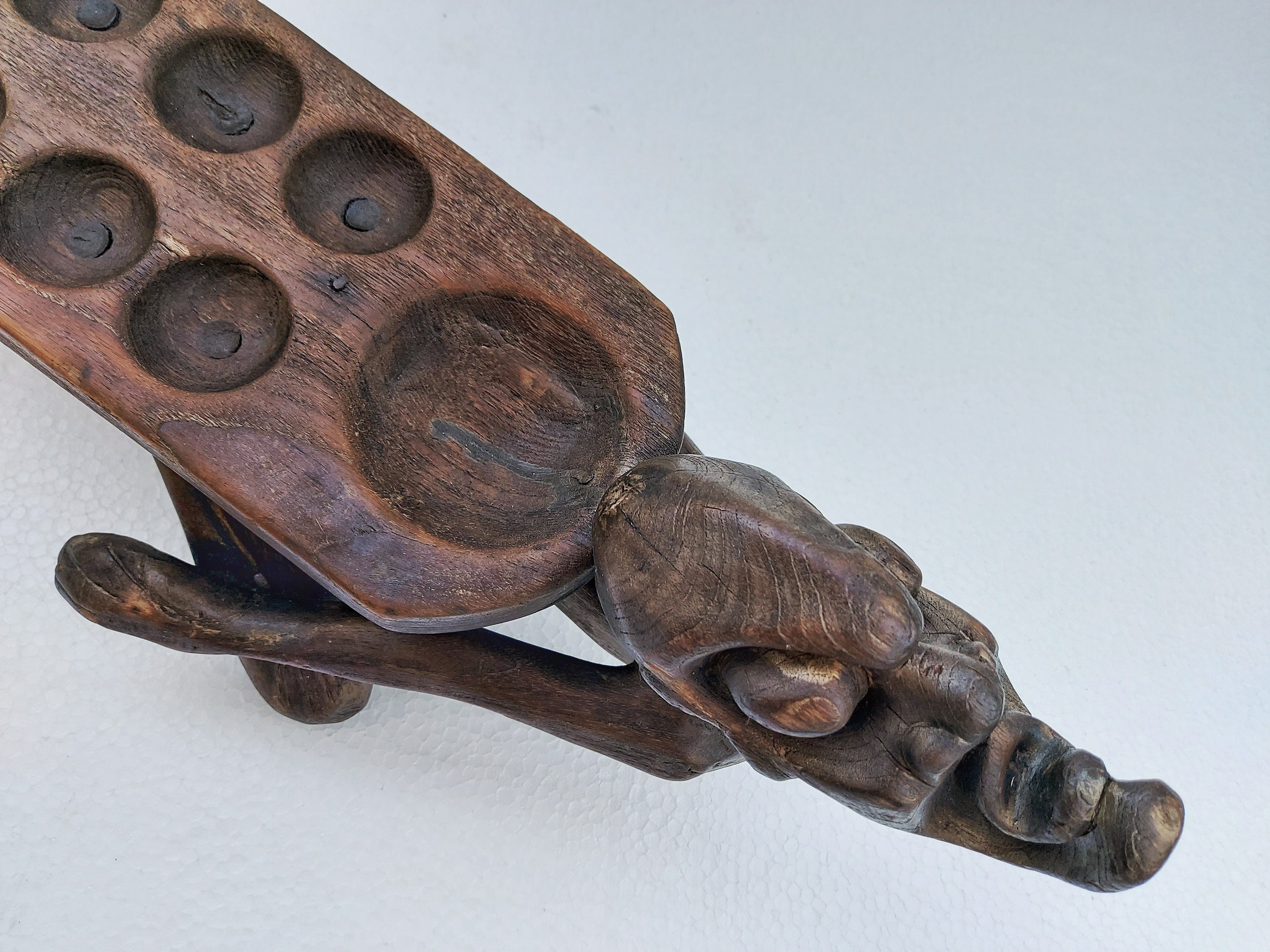 Rare Antique Wooden Mancala Board Game Papua Tribal Asmat Filipino ...