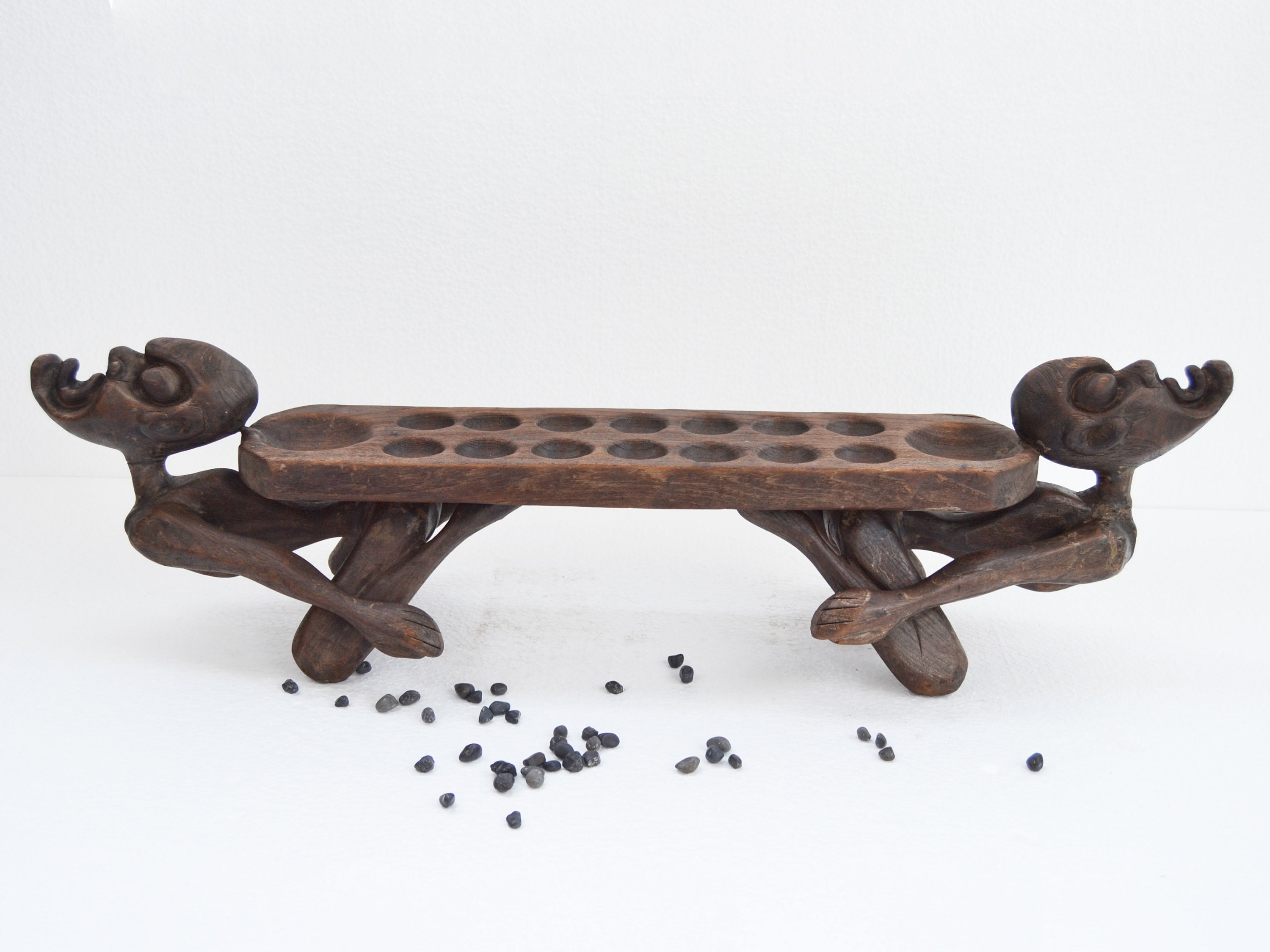 Rare Antique Wooden Mancala Board Game Papua Tribal Asmat Filipino ...