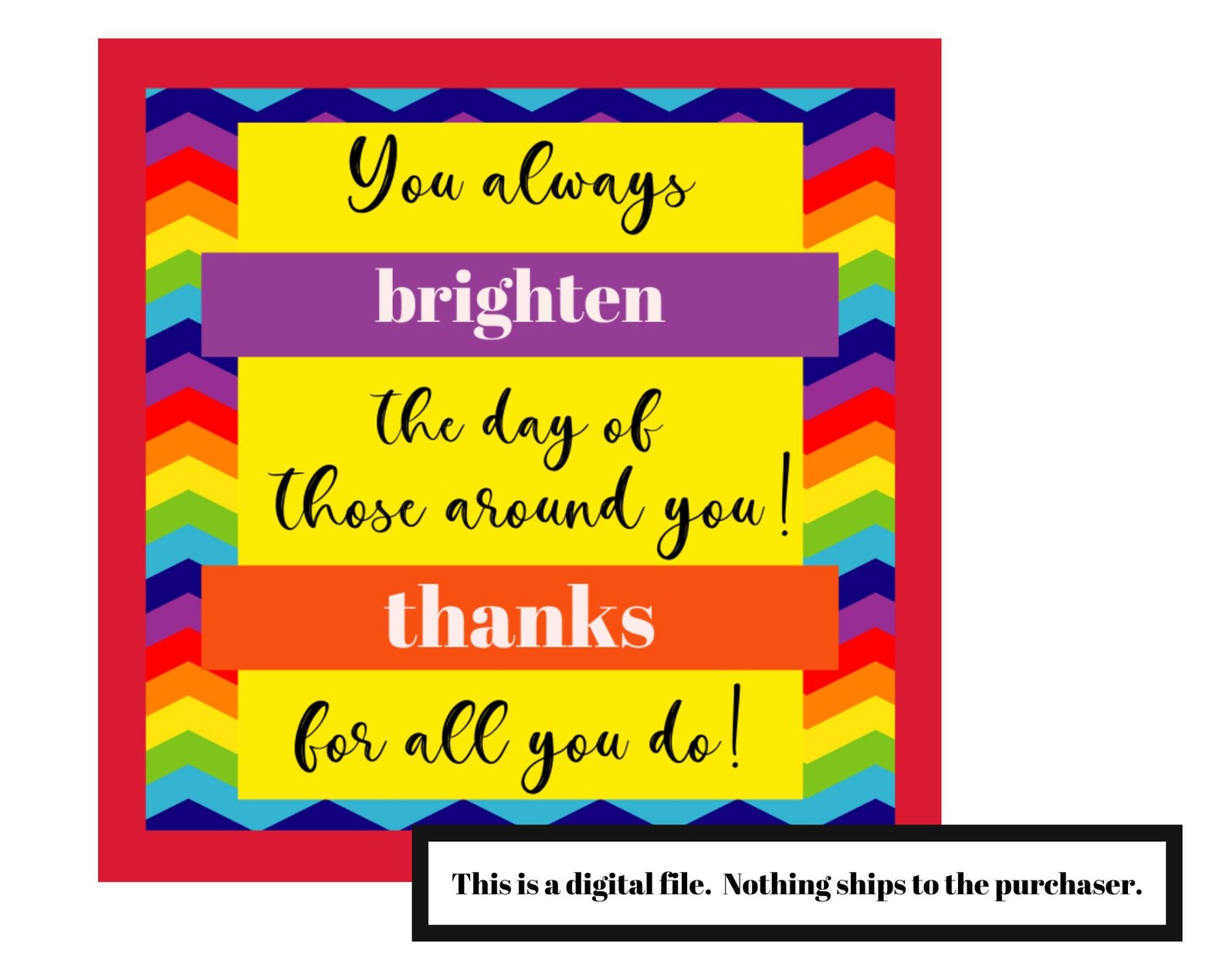 Candy Printable Tags | Thank You Candy Tags | Thank You Printable ...