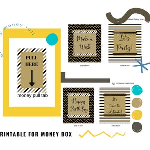 Birthday Money Roll Gift Printable | Money Gift Ideas | Birthday Gifts ...