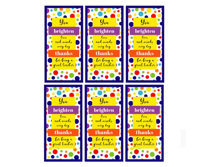 Editable Candy Appreciation Printables | Candy Tags | Thank You Candy ...