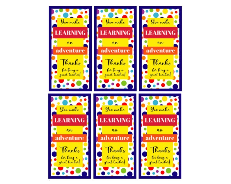 Candy Printable Tags Thank You Candy Tags Thank You Printable ...