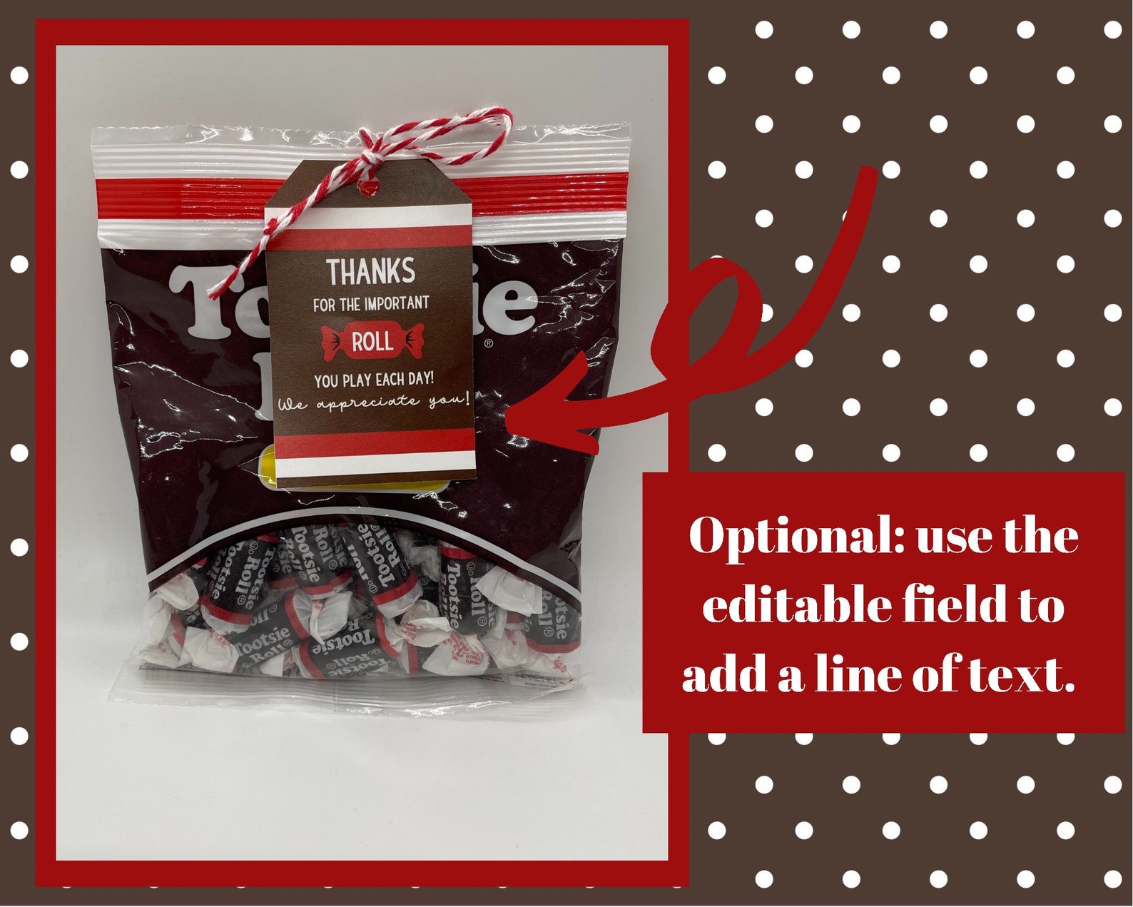 Tootsie Roll Candy Printable Tag Appreciation Tag Teacher - Etsy Tootsie Roll Candy Printable Tag Appreciation Tag Teacher - Etsy