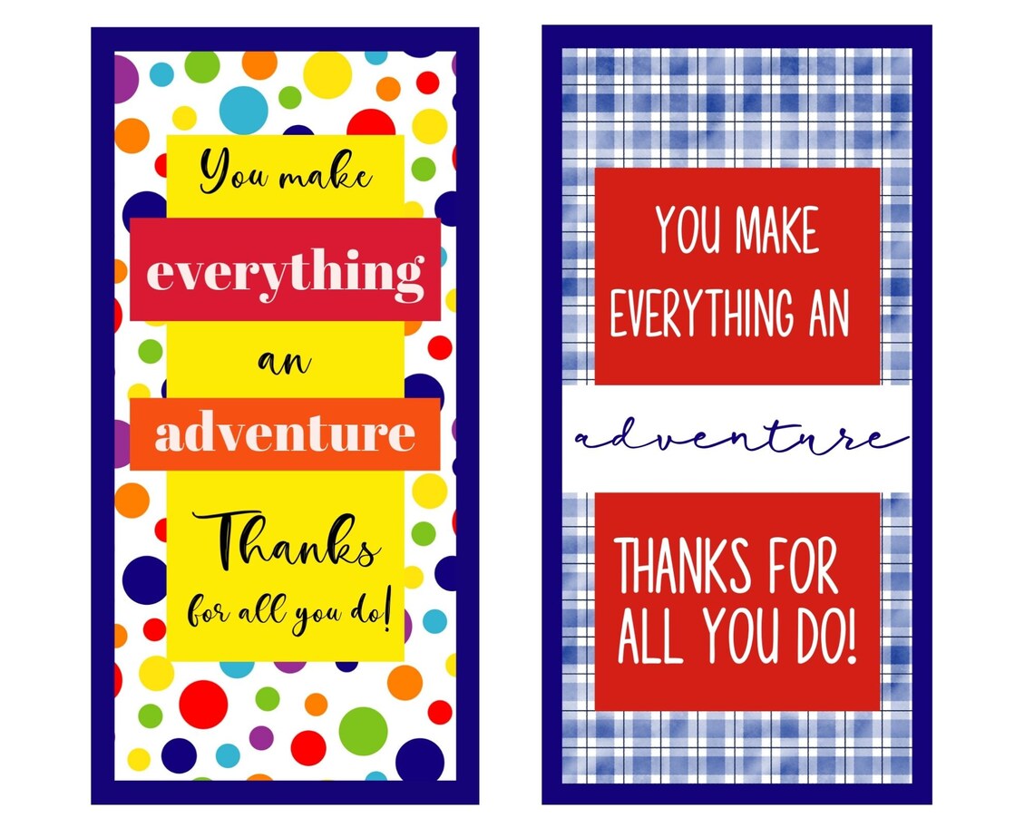 Printable Candy Tags | Thank You Candy Tags | Thank You Printable ...
