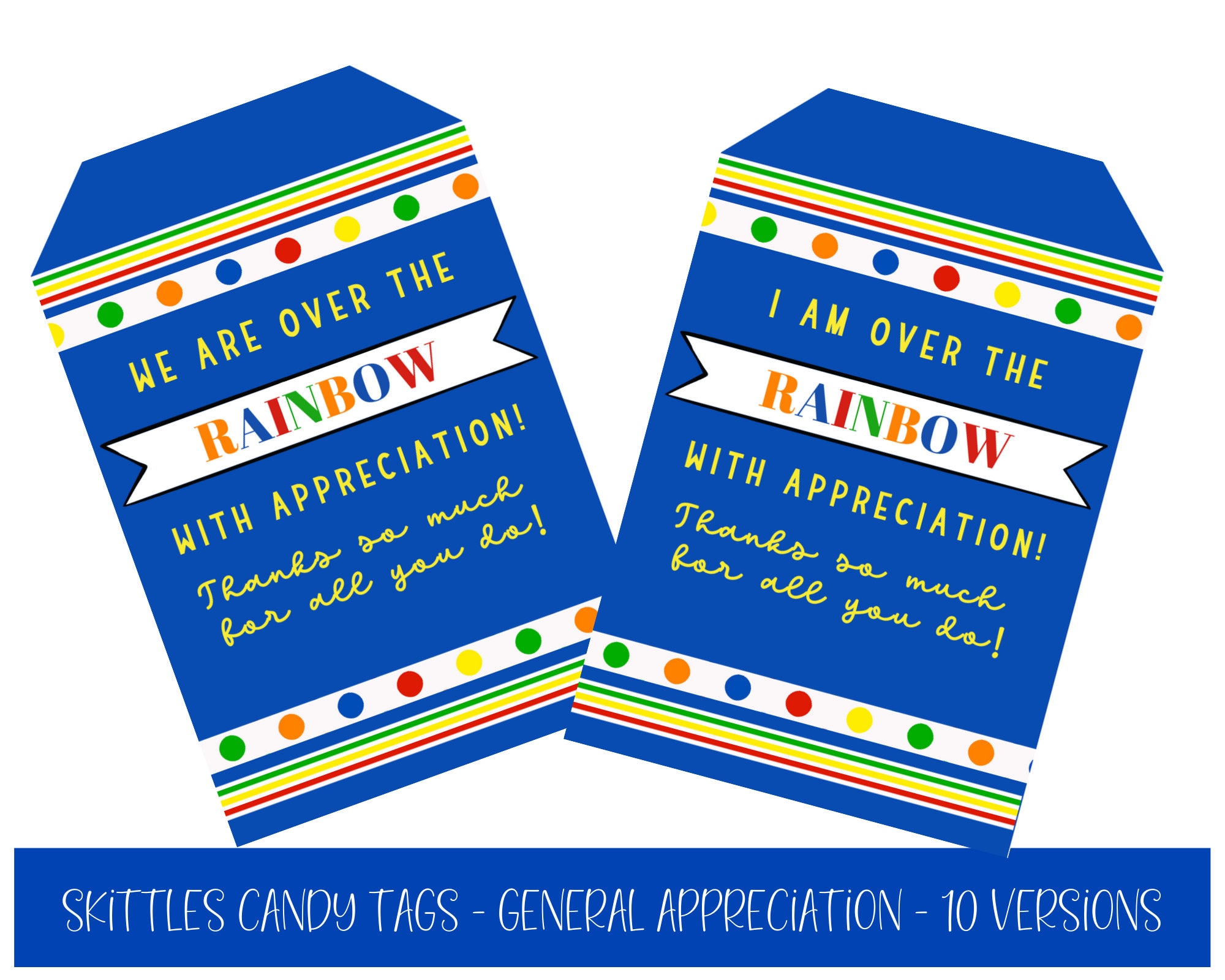 Candy Tag Printable| Appreciation Tag | Teacher Appreciation | Employee ...