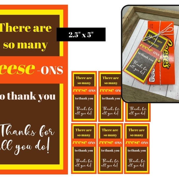 Reeses Thank You - Etsy