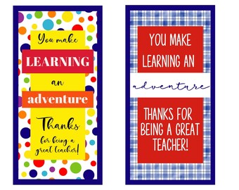 Thanks for a Sweet School Year Gift Tag Teacher Appreciation - Etsy
