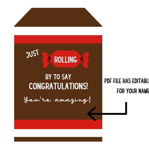 Tootsie Roll Tags - Etsy