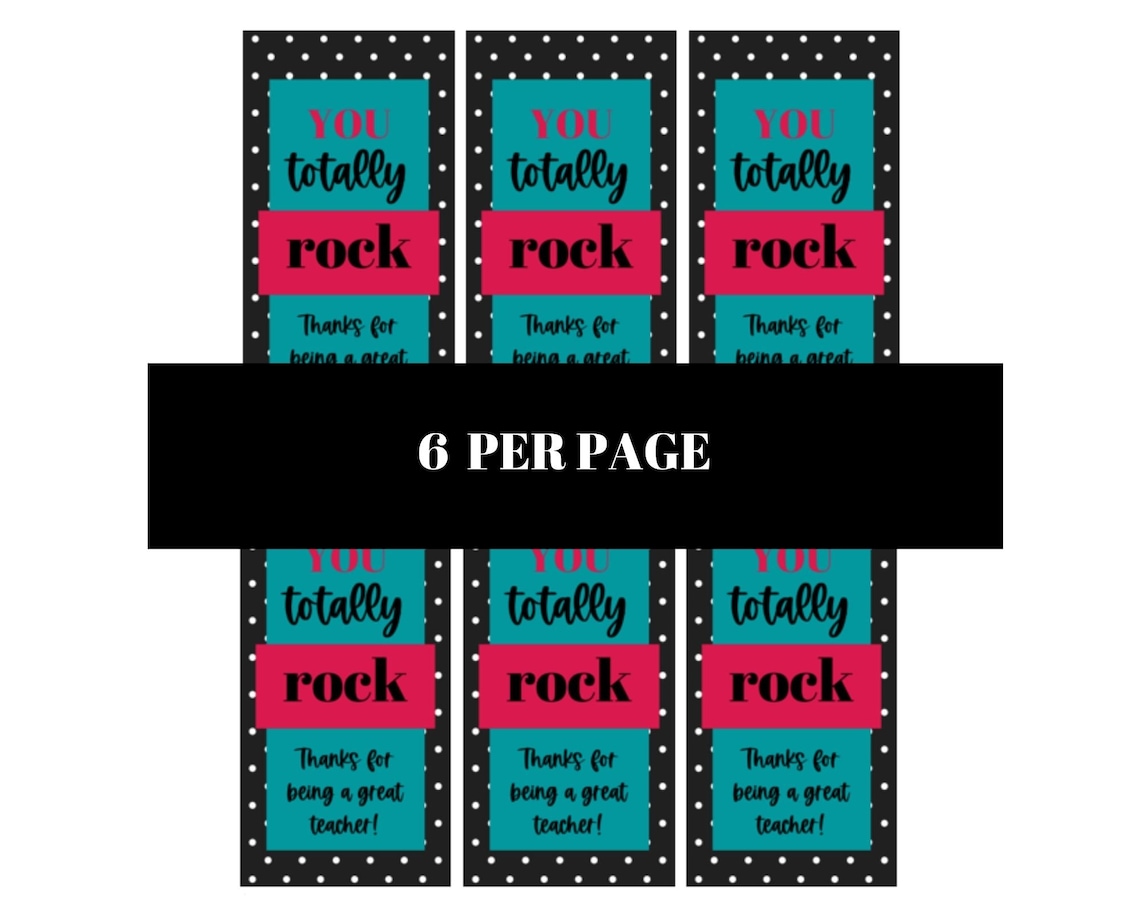 Candy Printable Tags Thank You Candy Tags Thank You Printable ...