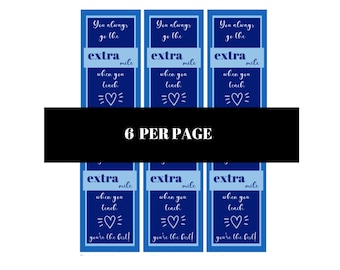 Extra Gum Gift Tag - Etsy