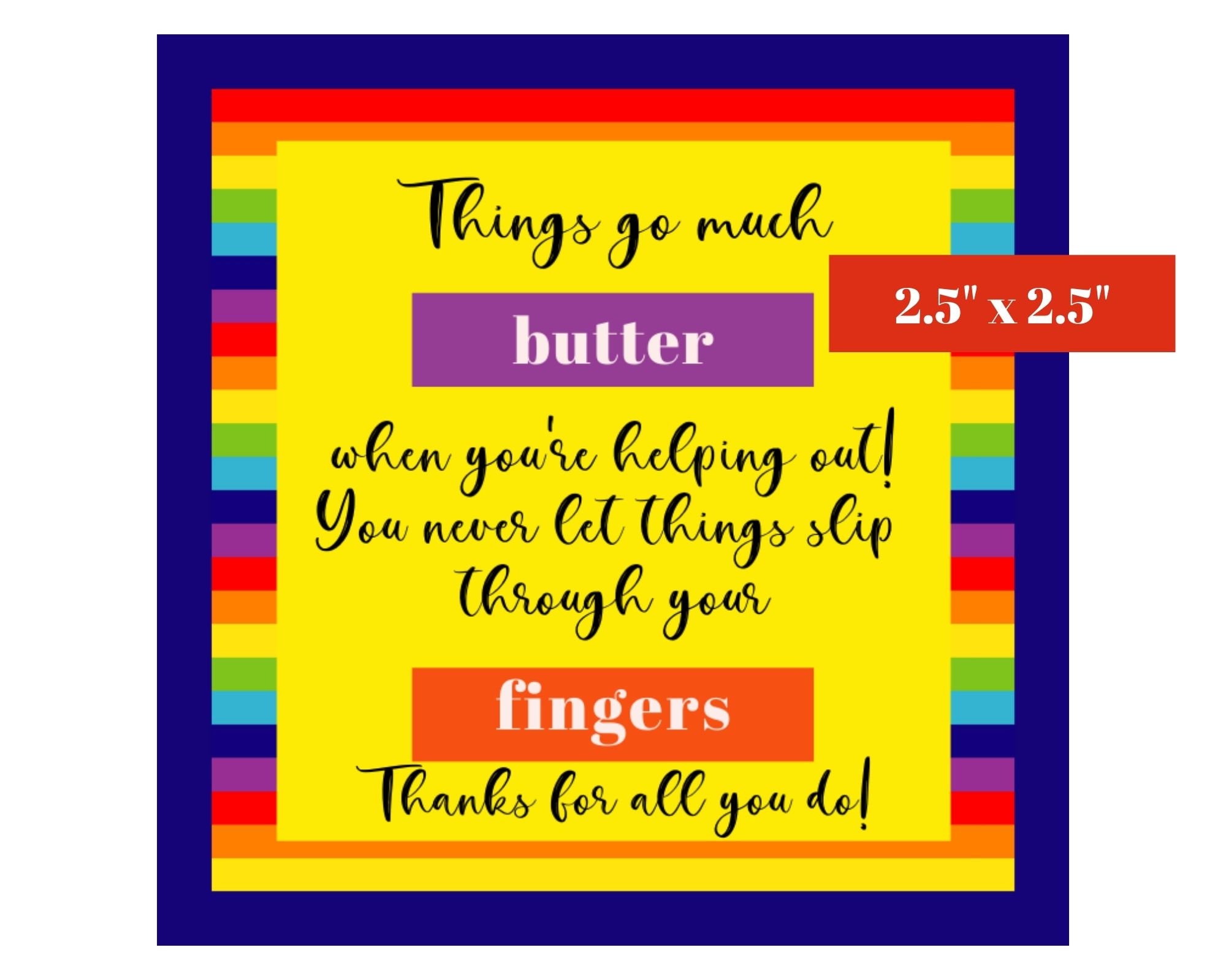 Candy Tags Thank You Candy Tags Thank You Printable - Etsy