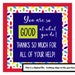Candy Printable Tags Thank You Candy Tags Thank You - Etsy