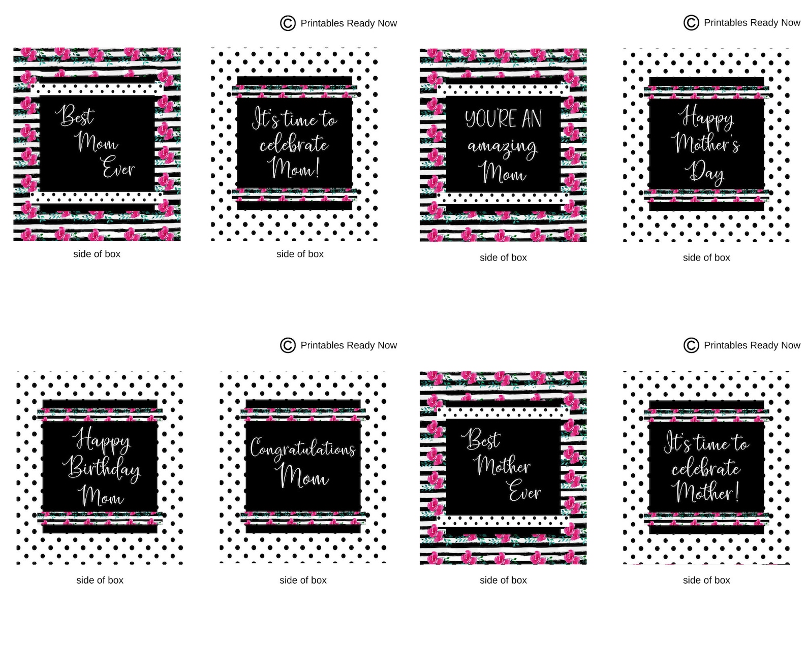 Mom Money Roll Gift Printable Money Gift Ideas Birthday Gifts Mother's ...