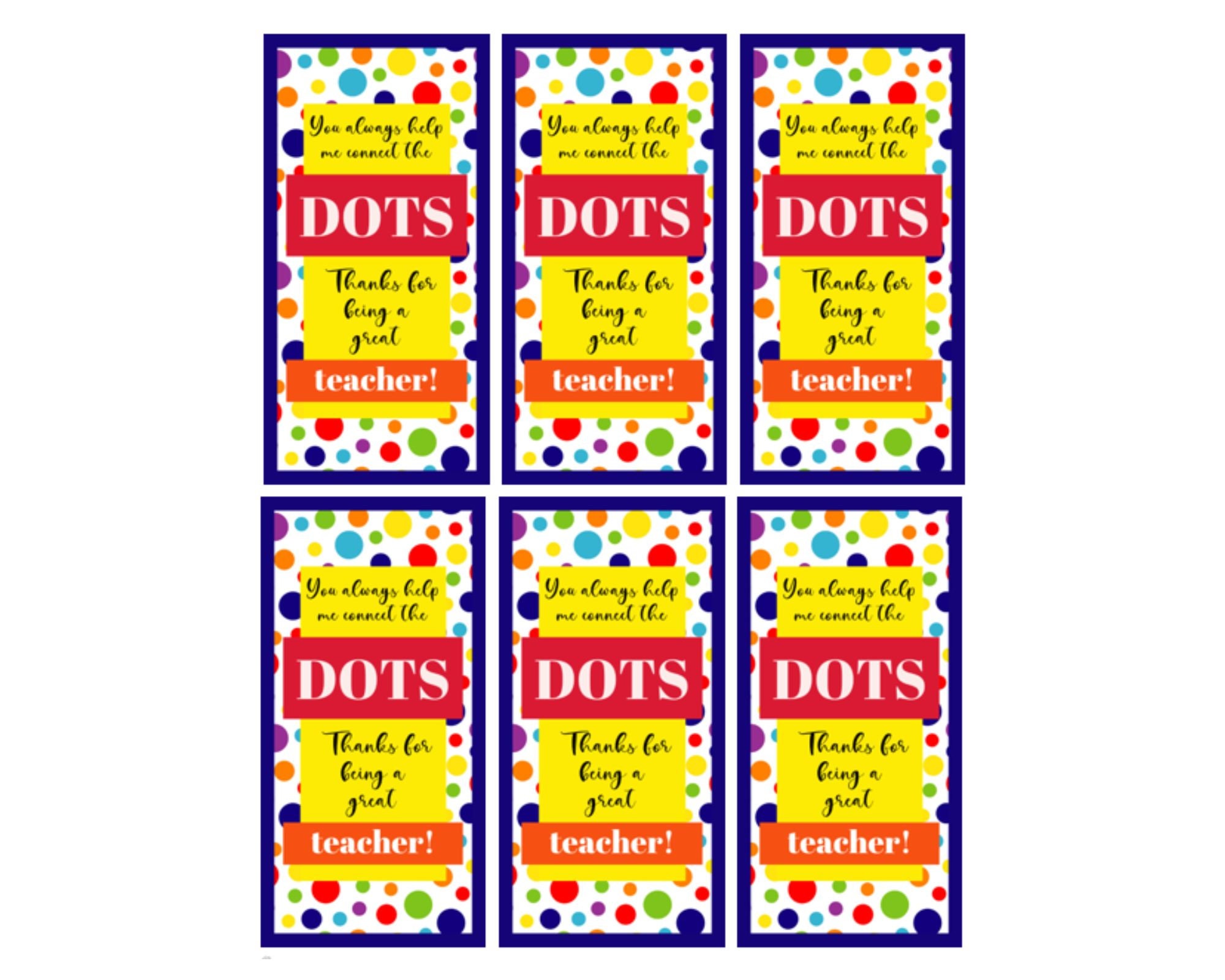 Candy Printable Tags | Thank You Candy Tags | Thank You Printable ...