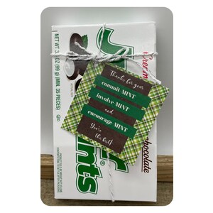 Mint Candy Printable Tags Thank You Candy Tags Thank You | Etsy