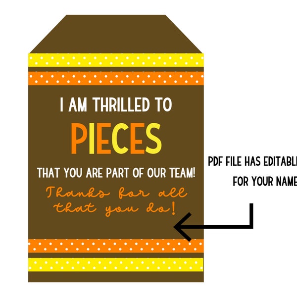 Reeses Thank You - Etsy