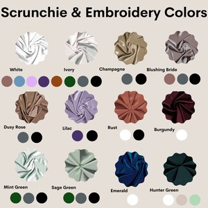 Personalized Scrunchie Will You Be My Bridesmaid Gifts Custom ...