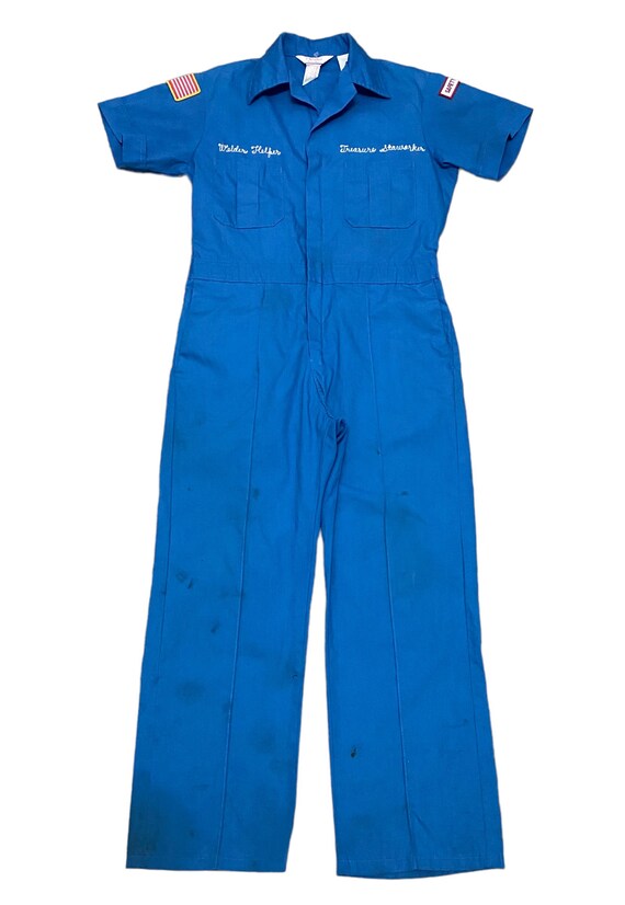 90s Vintage OIL AND GAS Uniform Jumpsuit - Gem