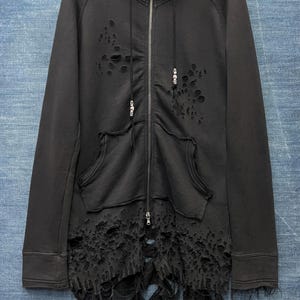 Semantic Design Ripped Jacket - Etsy
