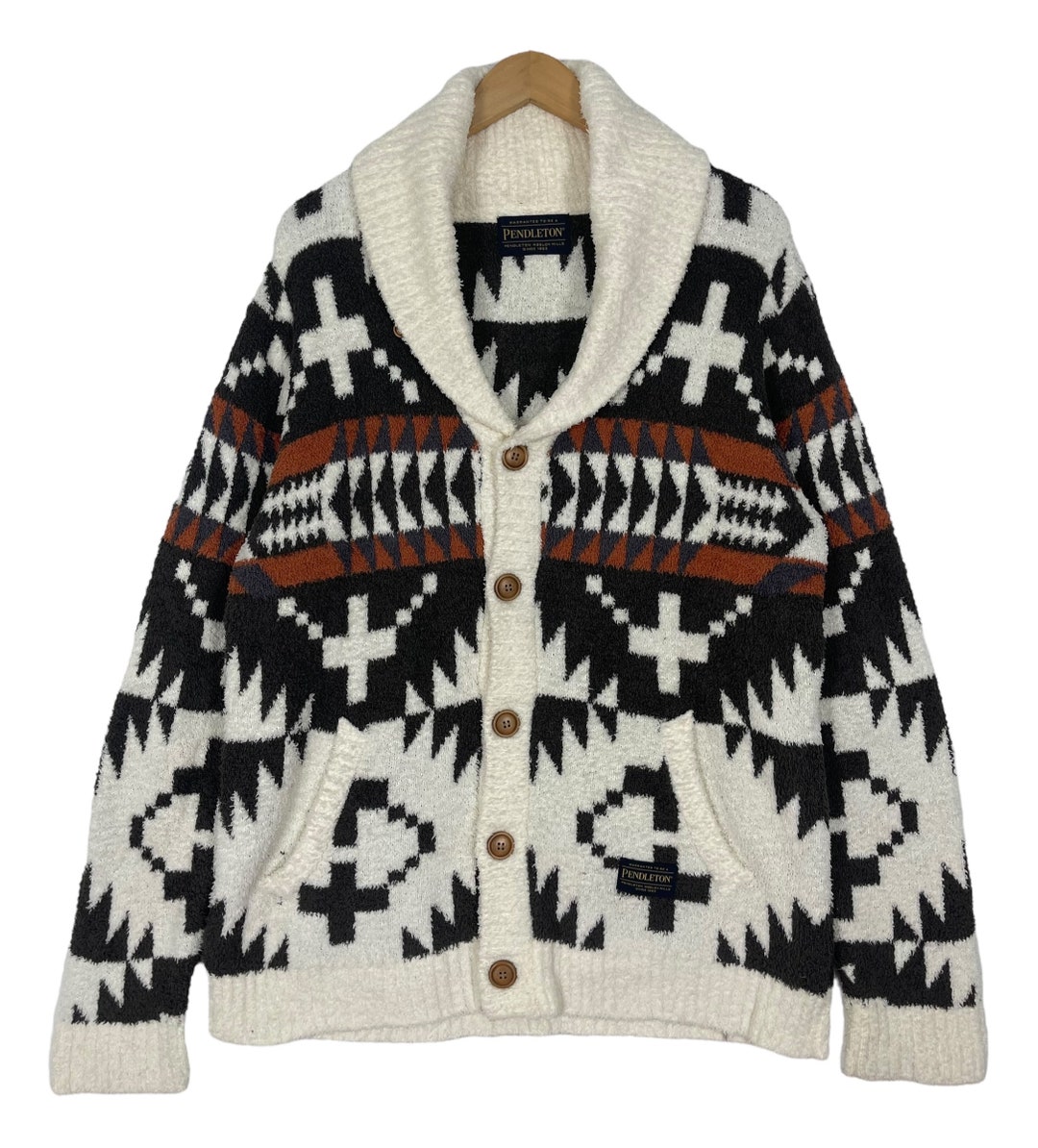 Vintage Pendleton Cardigan - Etsy