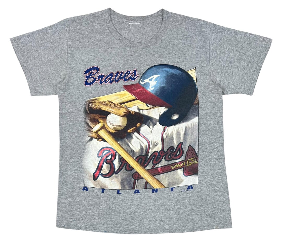 90s Vintage Atlanta Braves MLB Tee - Etsy