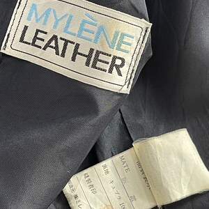 Vintage Mylene Leather Vest - Etsy