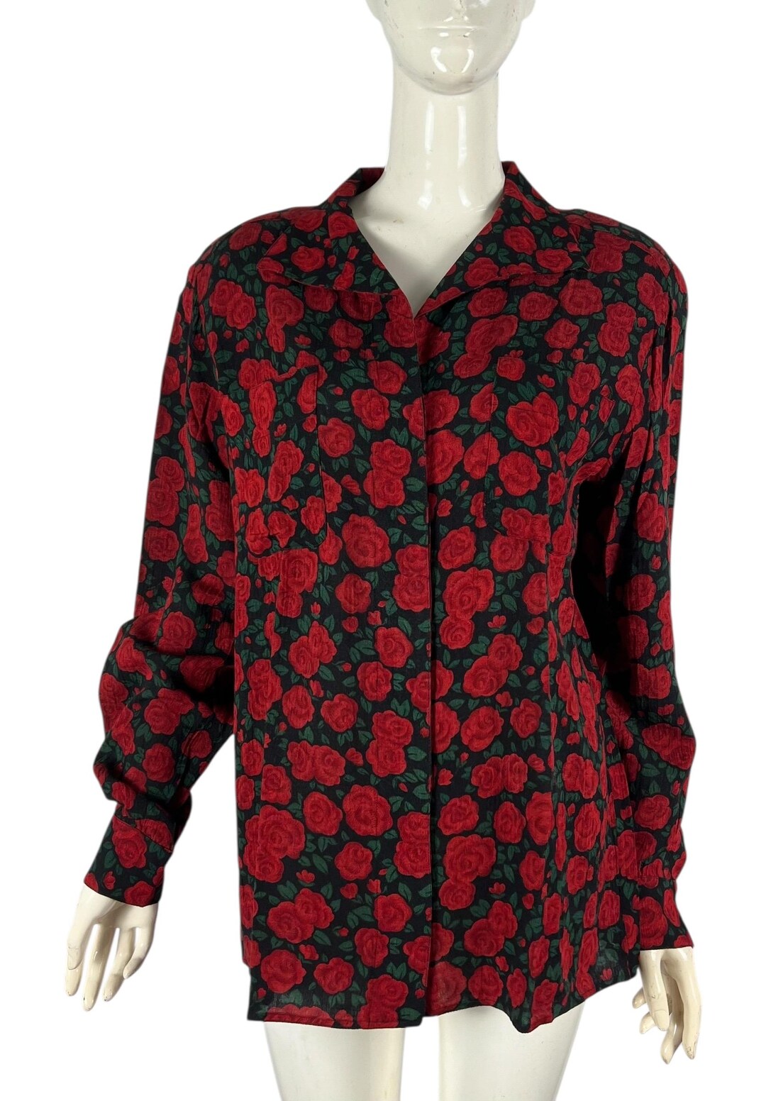 1970s Vintage Fendi Open Collar Shirt - Etsy