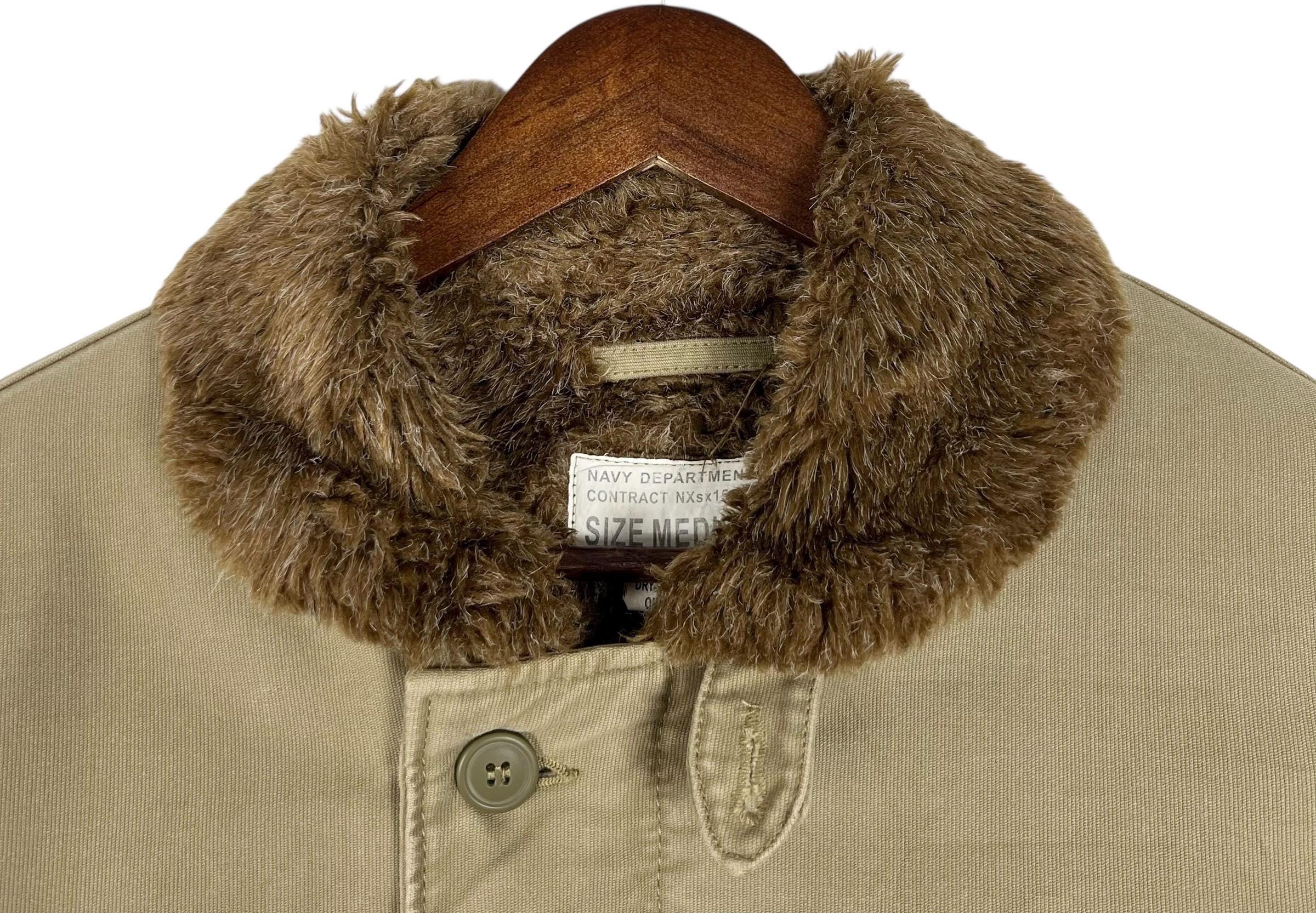 Vintage US Navy Deck Jacket: 1940s USN Repro - Medium Sherpa Jacket - Etsy