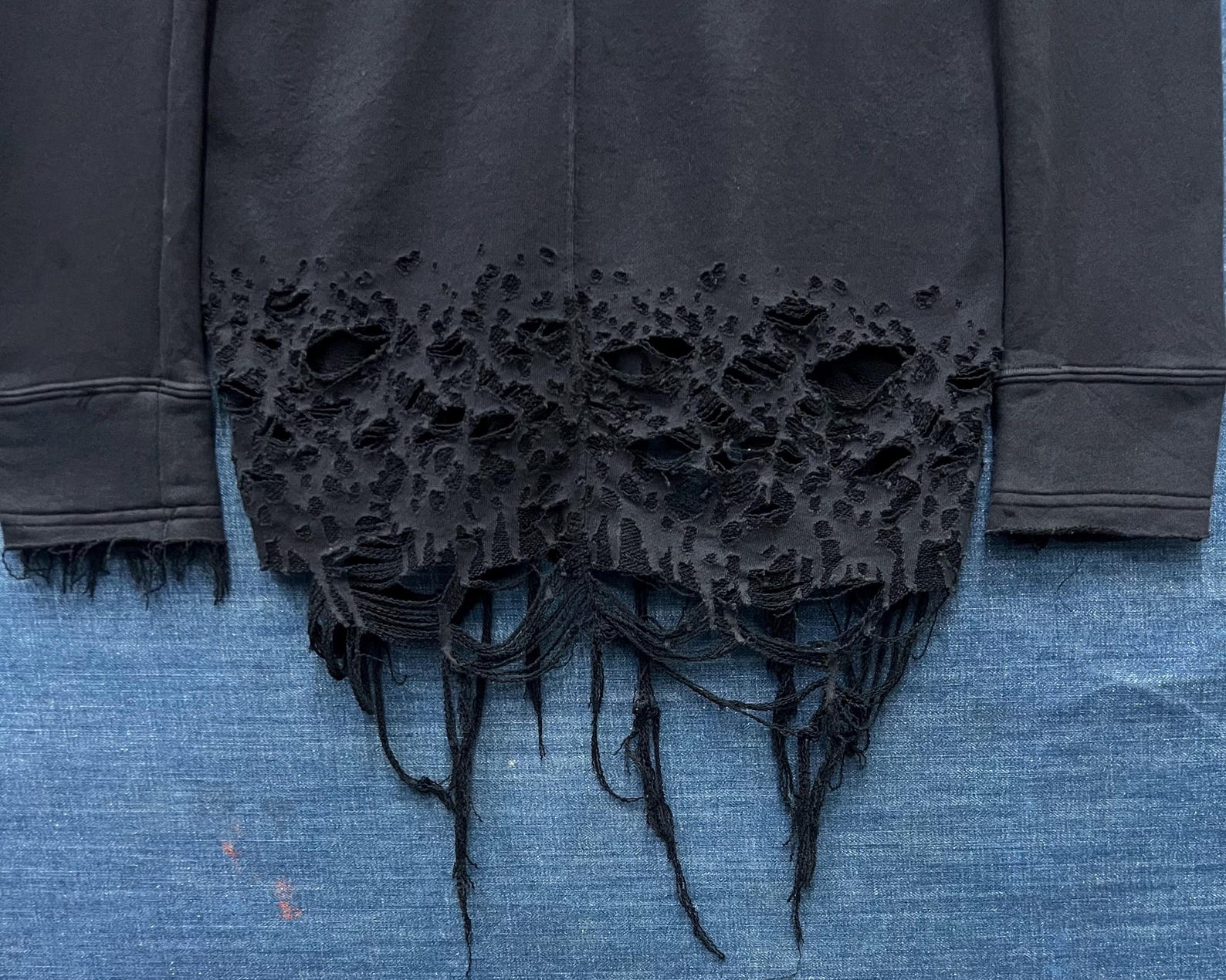 Semantic Design Ripped Jacket - Etsy