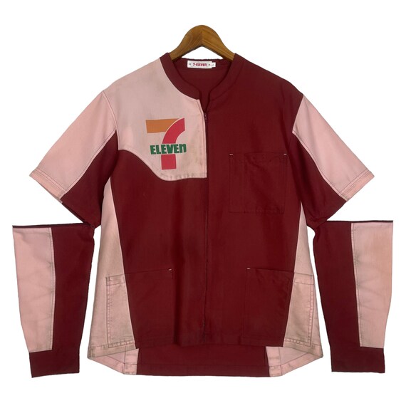 Vintage Distressed 7Eleven Uniform Jacket - Gem