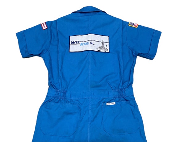 90s Vintage OIL AND GAS Uniform Jumpsuit - Gem